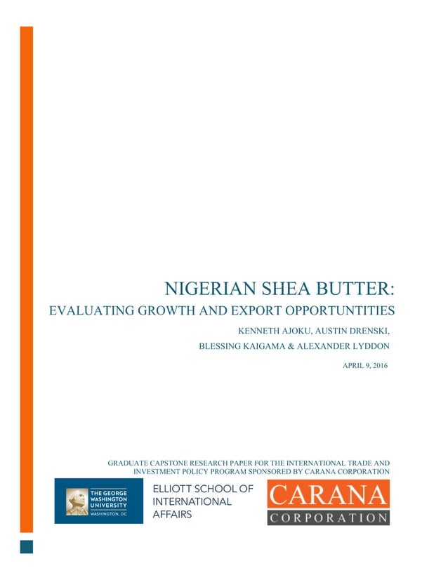 Carana Capstone Project Final Draft Pdf