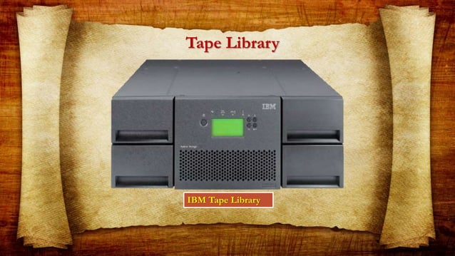 Tape rotation PPT | PPTX | Data Storage and Warehousing | Computing