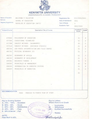 Certificates and Transcripts | PDF