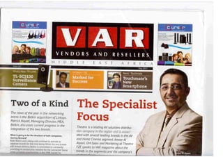 F) VAR VENDORS AND RESELLERS-MAY-2013 | PPT