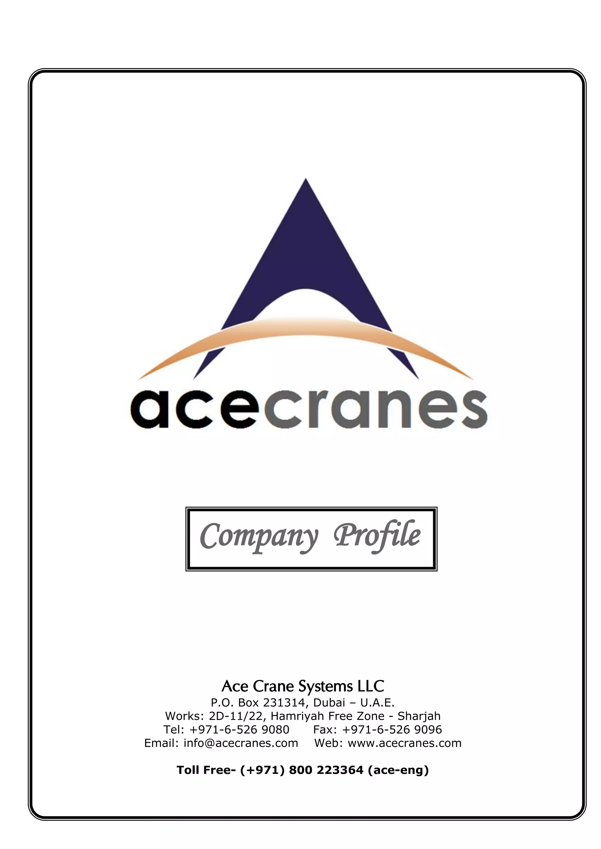 Ace Cranes PRE - Q | PDF