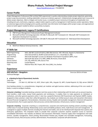 Bhanu | DOC | Computer Software and Applications | Computing