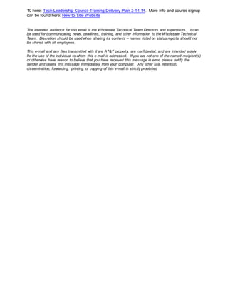 Sample Weekly Team Communication | DOCX