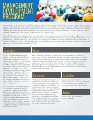MDP Brochure | PDF