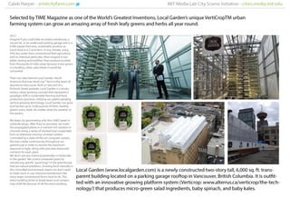 7. MIT City Farm - Caleb Harper | PDF