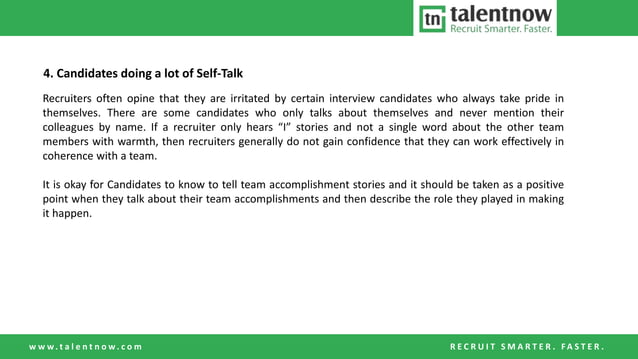 7 candidate red flags you should never miss while recruiting | PPT