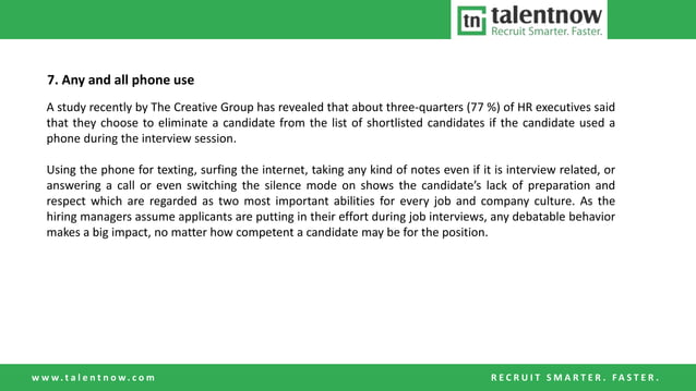 7 candidate red flags you should never miss while recruiting | PPT