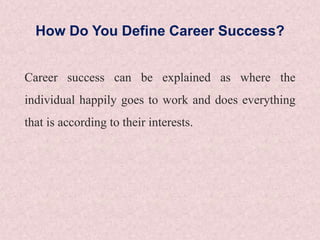 7 career Success tips You Need to Master | PPTX