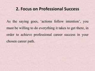 7 career Success tips You Need to Master | PPTX