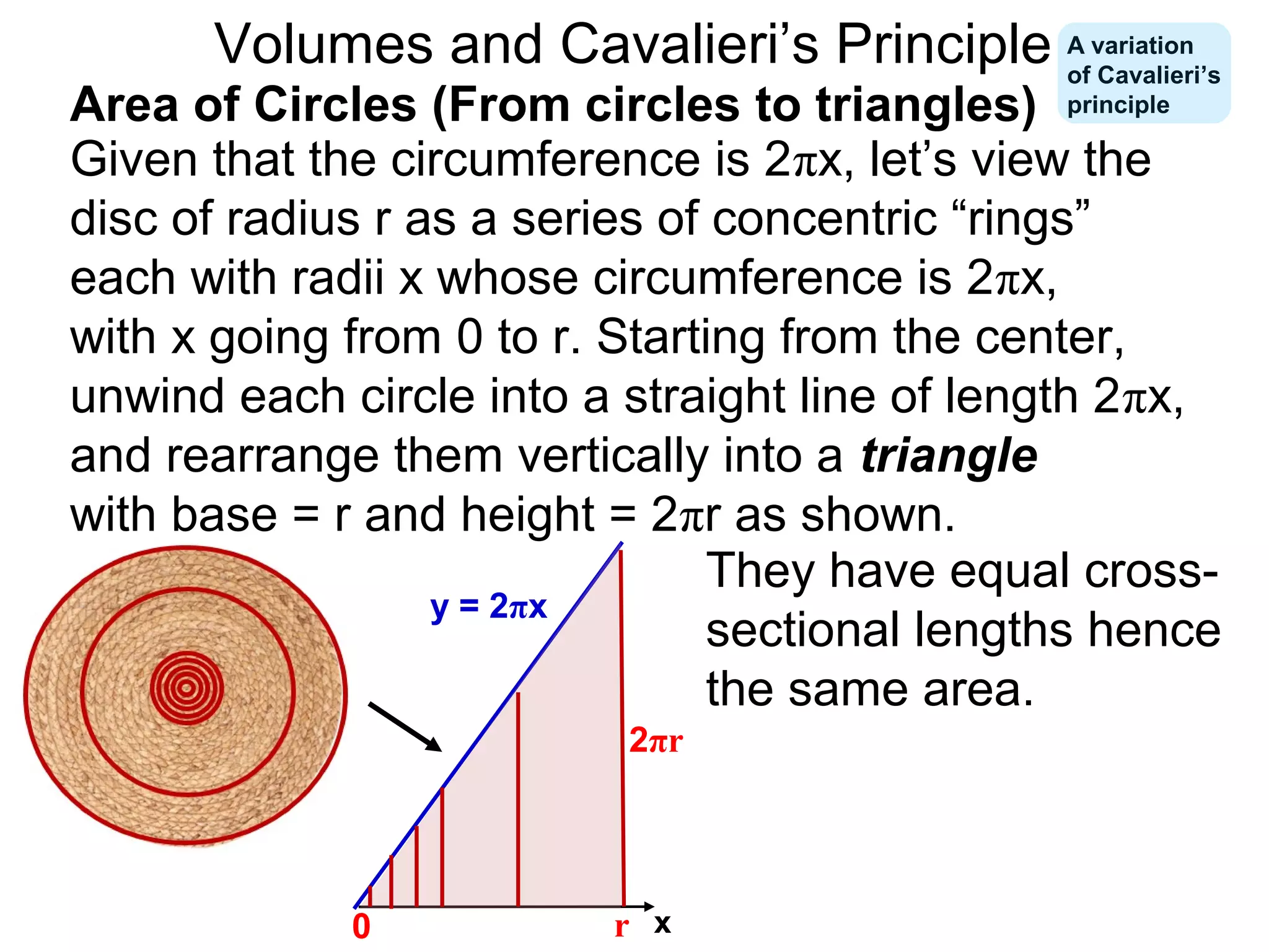 7 cavalieri principle-x | PPT