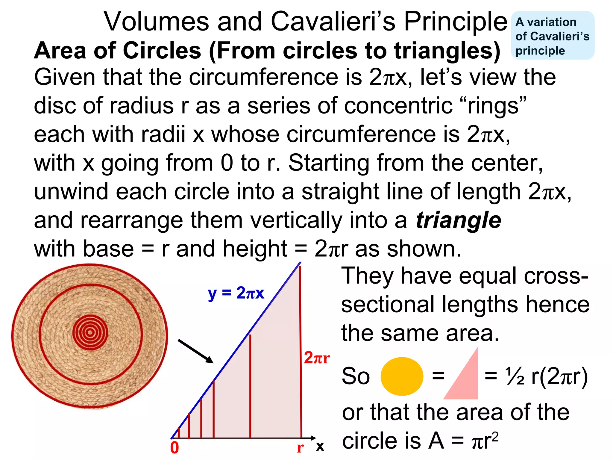 7 cavalieri principle-x | PPT