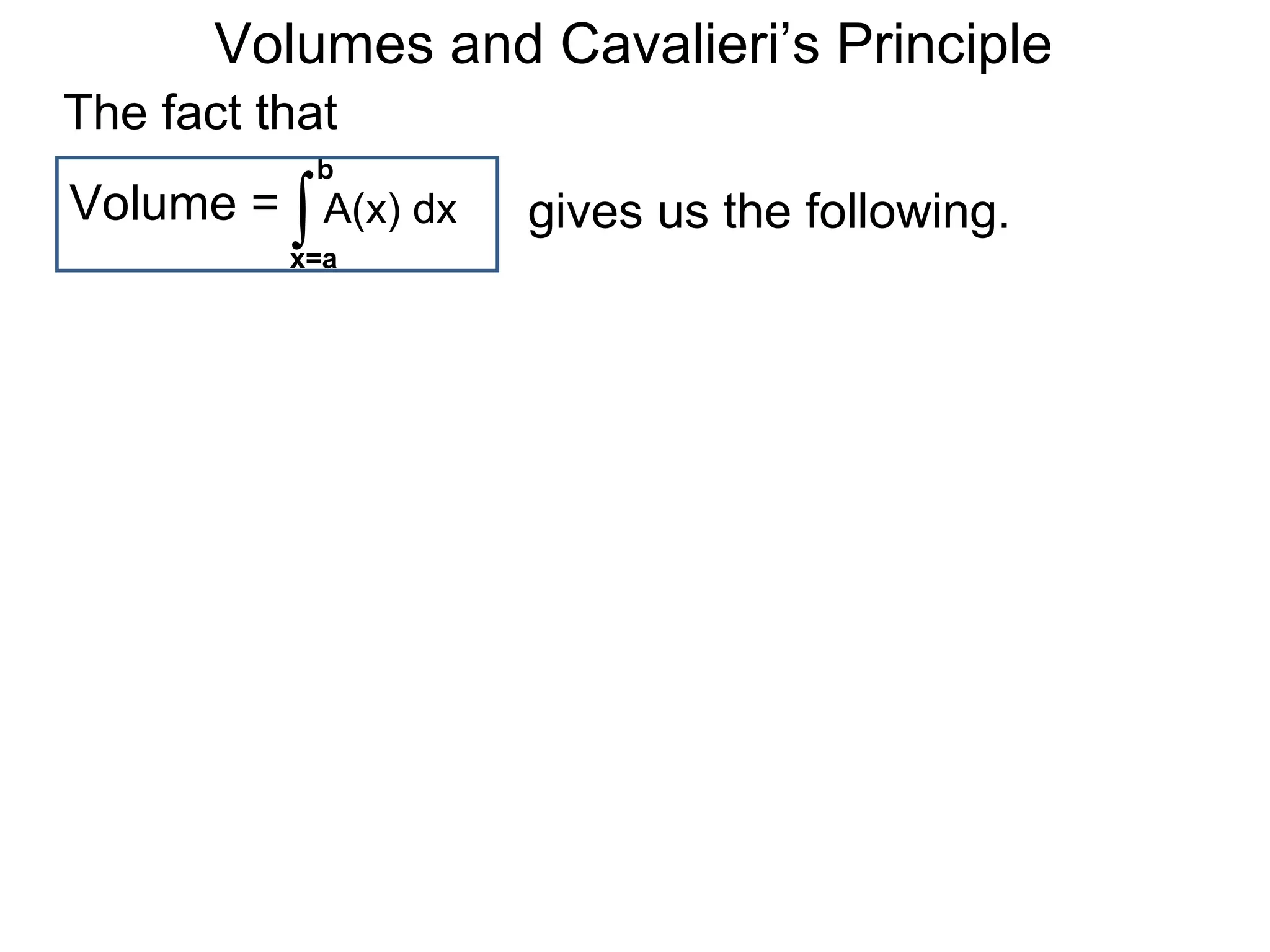 7 cavalieri principle-x | PPT