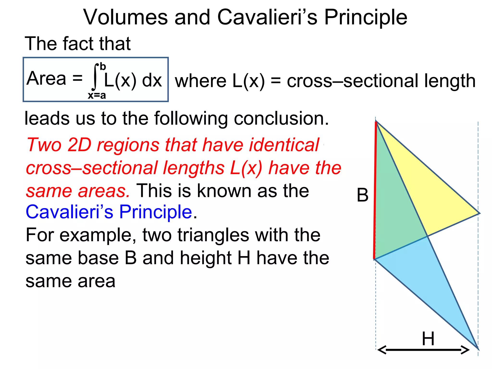 7 cavalieri principle-x | PPT