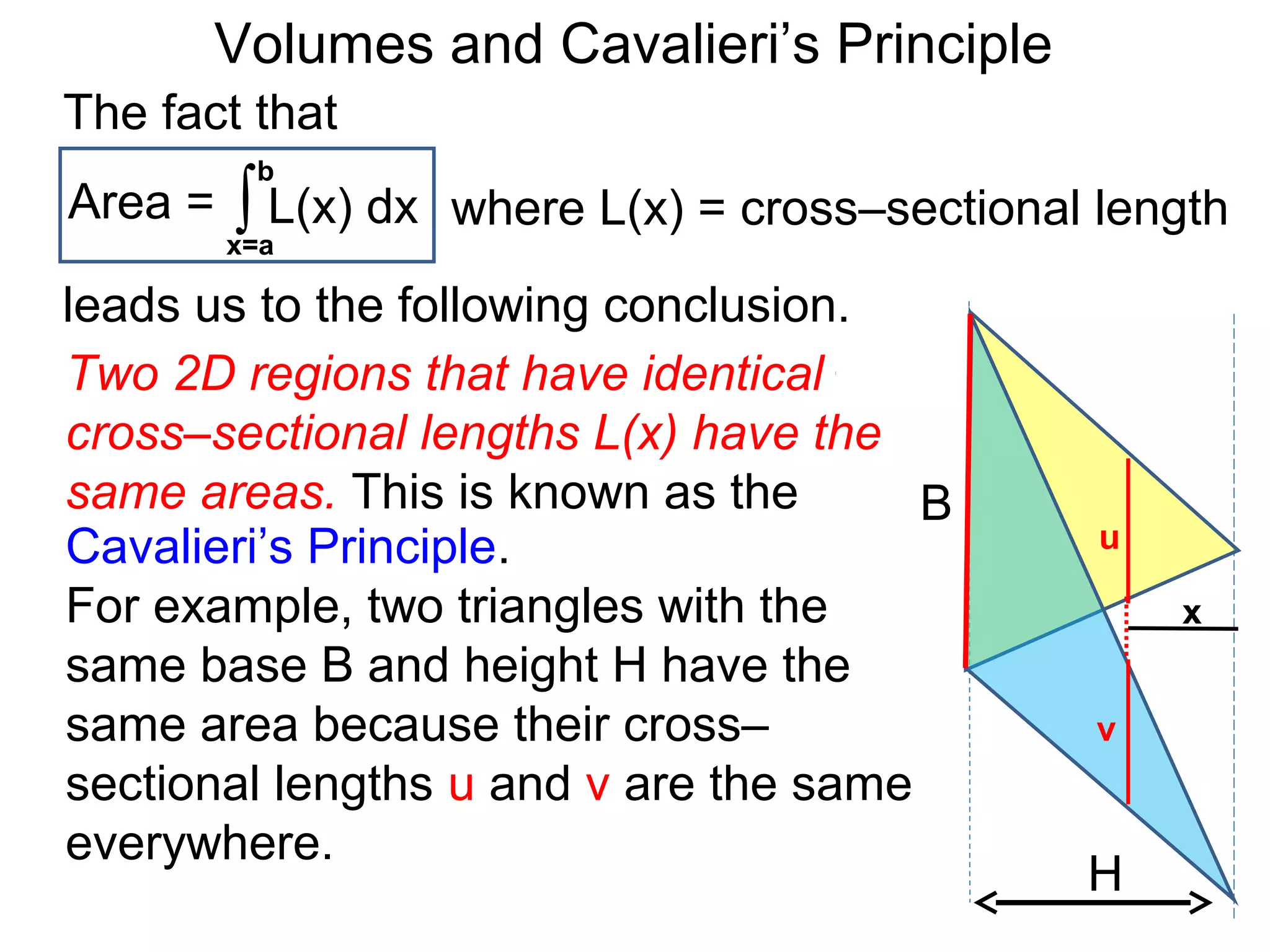 7 cavalieri principle-x | PPT