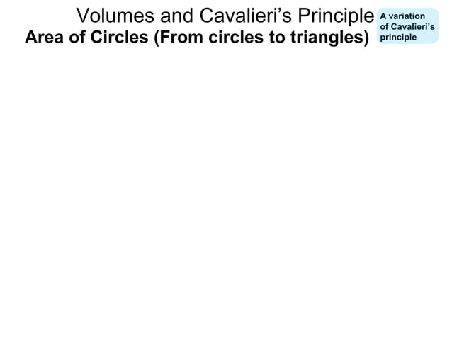 7 cavalieri principle-x | PPT