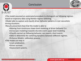 ICMLA 2015 - Car Following Markov Regime Classification and Calibration ...
