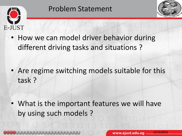 ICMLA 2015 - Car Following Markov Regime Classification and Calibration ...