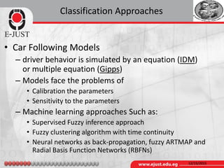 ICMLA 2015 - Car Following Markov Regime Classification and Calibration ...