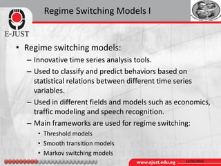 ICMLA 2015 - Car Following Markov Regime Classification and Calibration ...