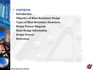 Blast Resistant Design | PPT
