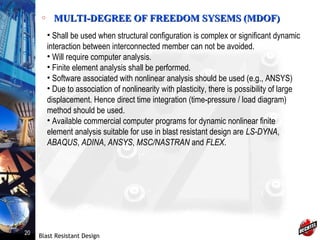 Blast Resistant Design | PPT