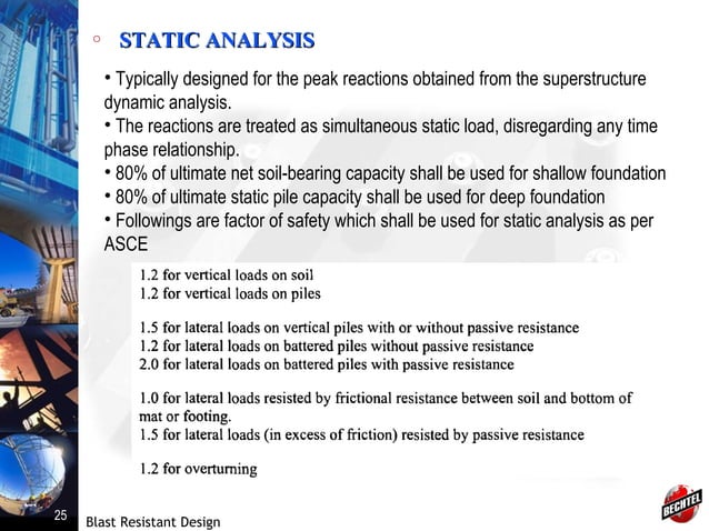 Blast Resistant Design | PPT | Civil Engineering Industry | Industries