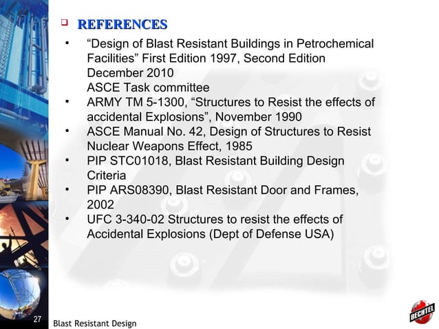 Blast Resistant Design | PPT | Civil Engineering Industry | Industries