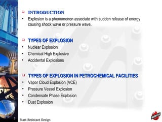 Blast Resistant Design | PPT