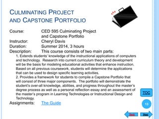2014 Electronic Portfolio | PPT | Free Download