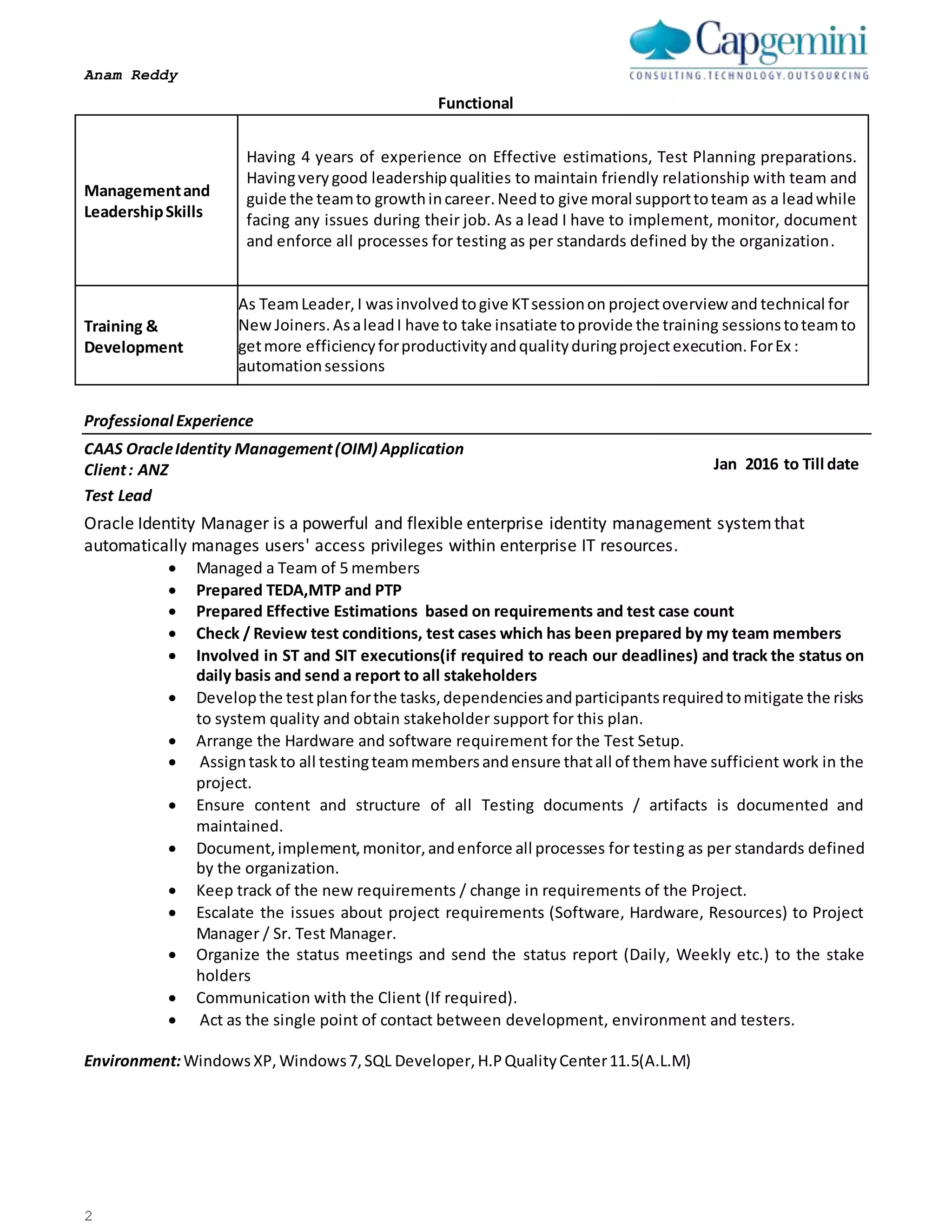 Updated Capgemini Profile | DOCX