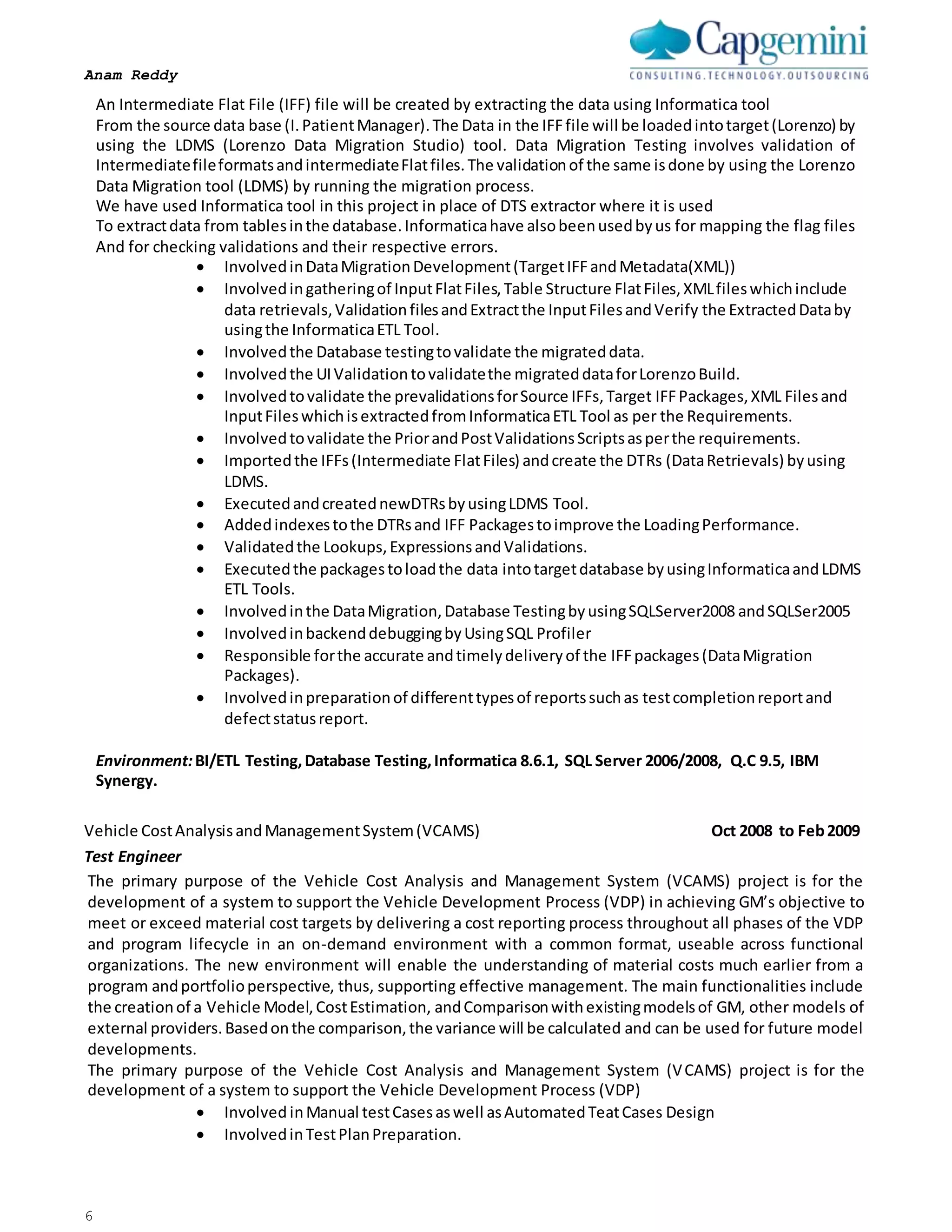 Updated Capgemini Profile | DOCX