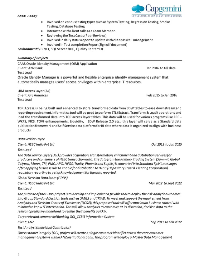 Updated Capgemini Profile | PDF