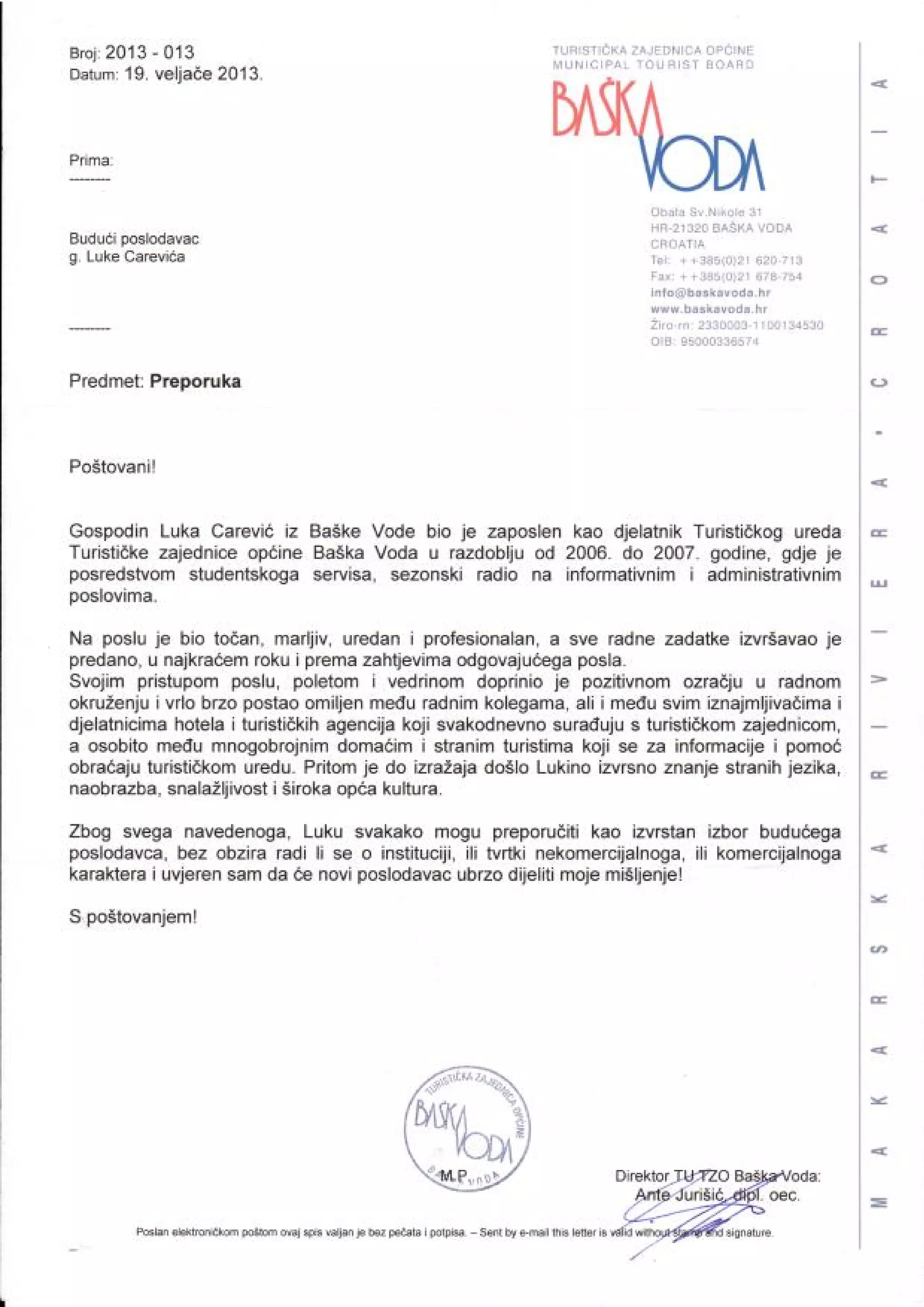 Luka Carevic - CV | PDF