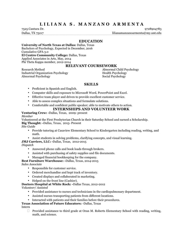 final resume123 | PDF