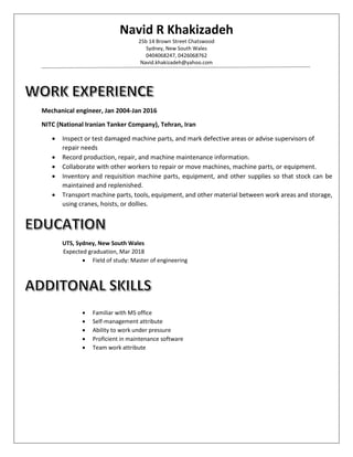 RESUME 3 | PDF