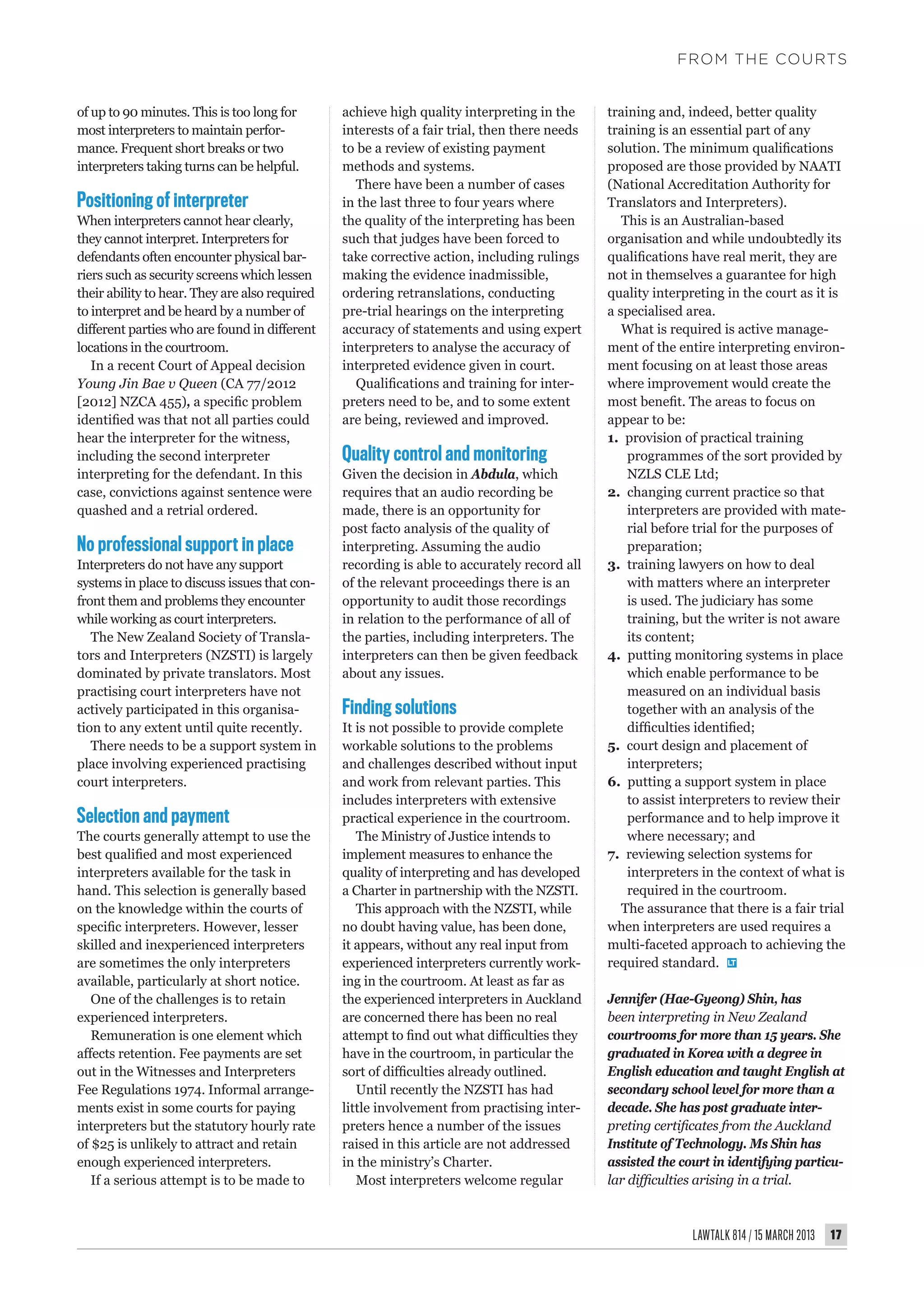 LawTalk 814 interpreting | PDF