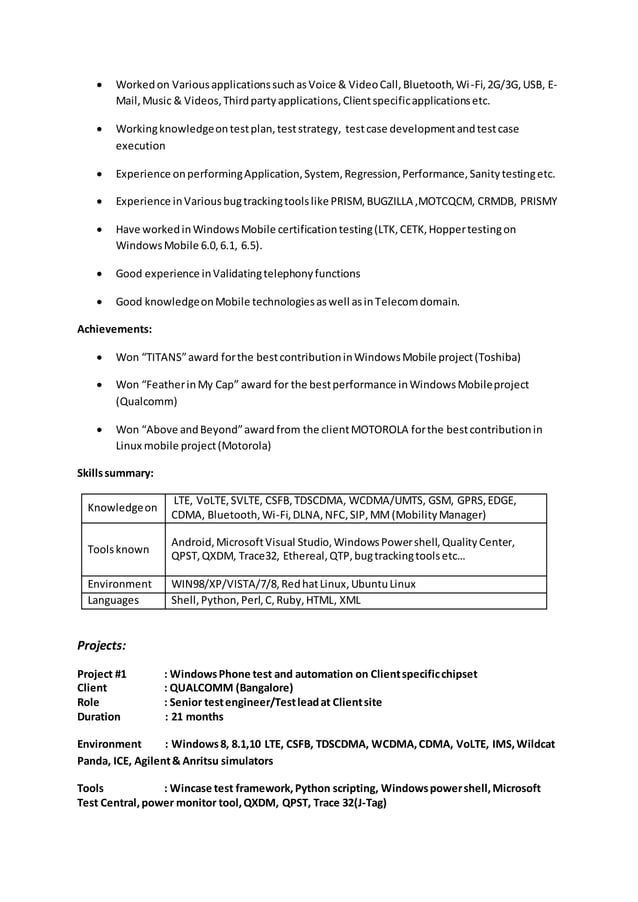 VAMSI KRISHNA RAJULAPUDI_Resume_Scripting | DOCX | Operating Systems | Computer Software and ...