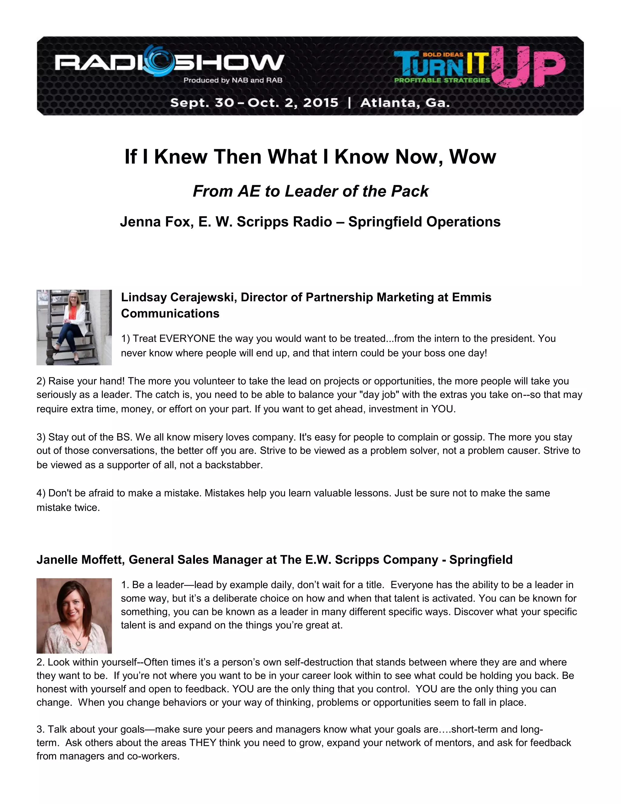 Radio Show 2015 - Presenters Template_Jenna Fox | PDF