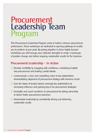 Academy of Procurement_ Team Leadership Brochure | PDF