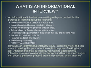 LLM - Developing Your Network | PPT