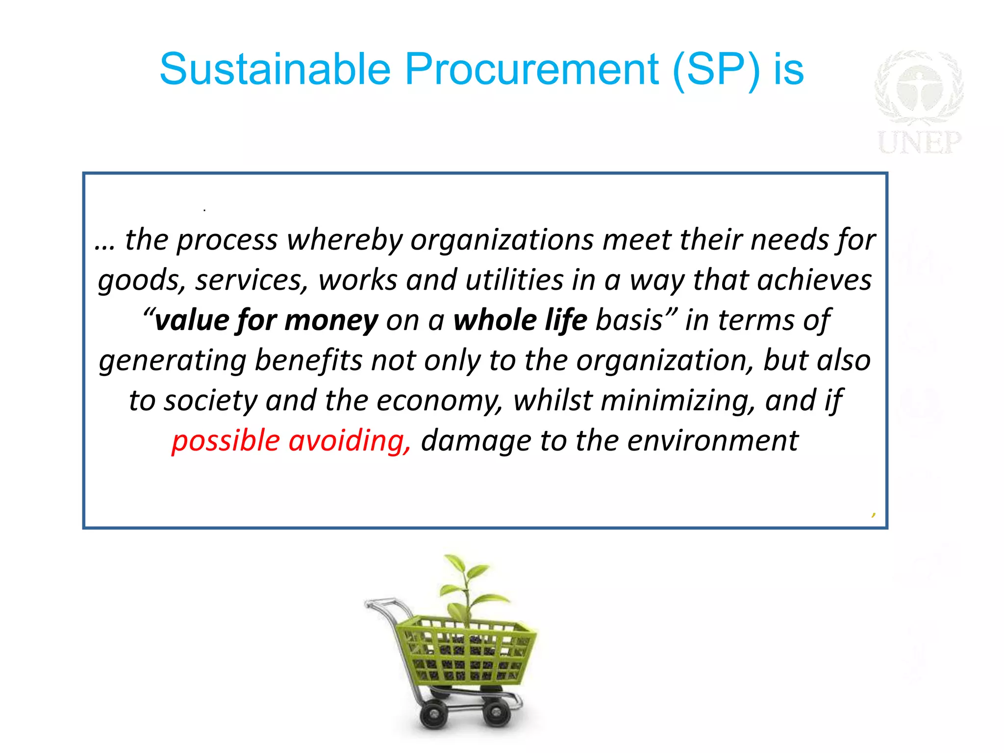 Sustainable Public Procurement | PPTX