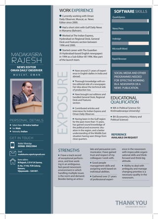 rajesh cv (1) | PDF