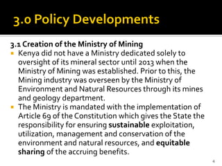 MINING ACT - REGULATORY FRAMEWORK | PPT