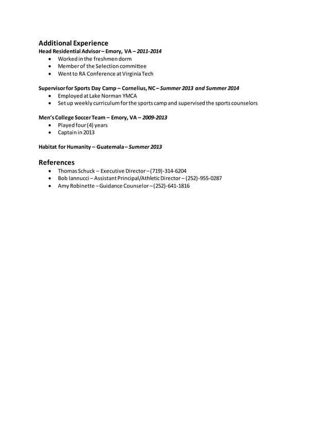 resume draft | PDF