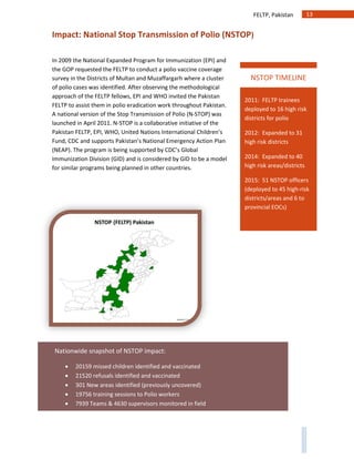 FELTP Pakistan Impact report FINAL | PDF