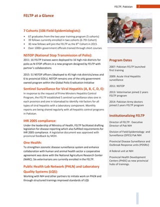 FELTP Pakistan Impact report FINAL | PDF