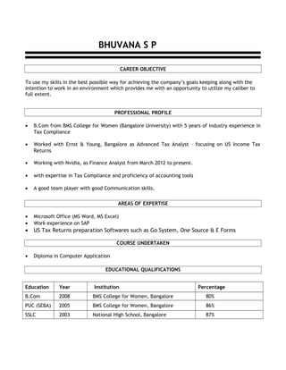 Bhuvana Resume Doc
