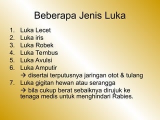 7) CEDERA JARINGAN LUNAK pada kecelakaan kerja.ppt