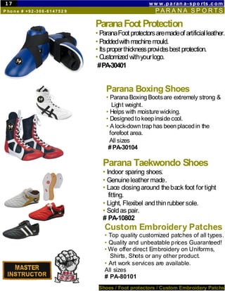 Parana Sports Boxing Catalogue-2016 | PDF