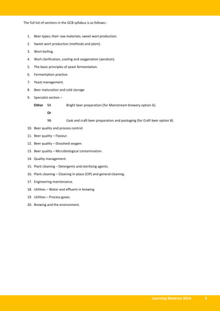 GCB Syllabus 2014 | PDF